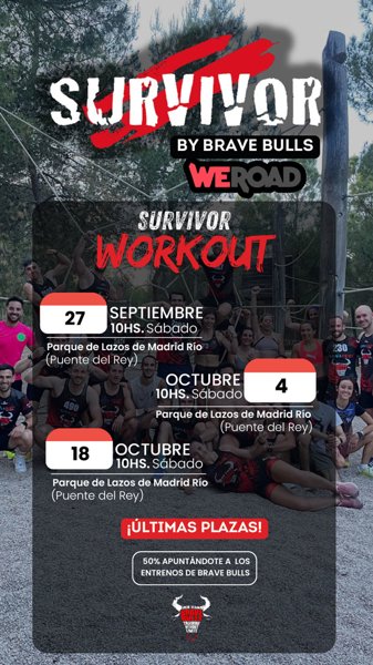 Workout Oficial Survivor Race | Deporticket. Inscripciones a eventos ...